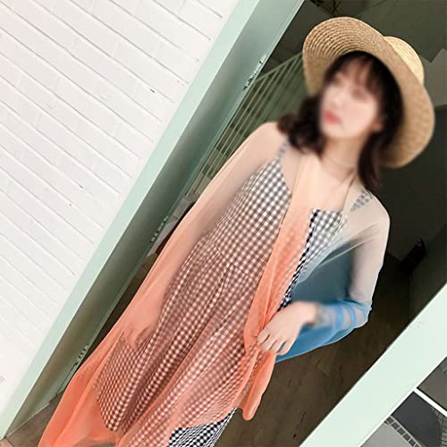 JHHDP Summer Women's Silk Scarves Shawls and Wraps Large Scarves Beach Shawls Scarves Women's Headscarf (Color : A, Size : One Size)