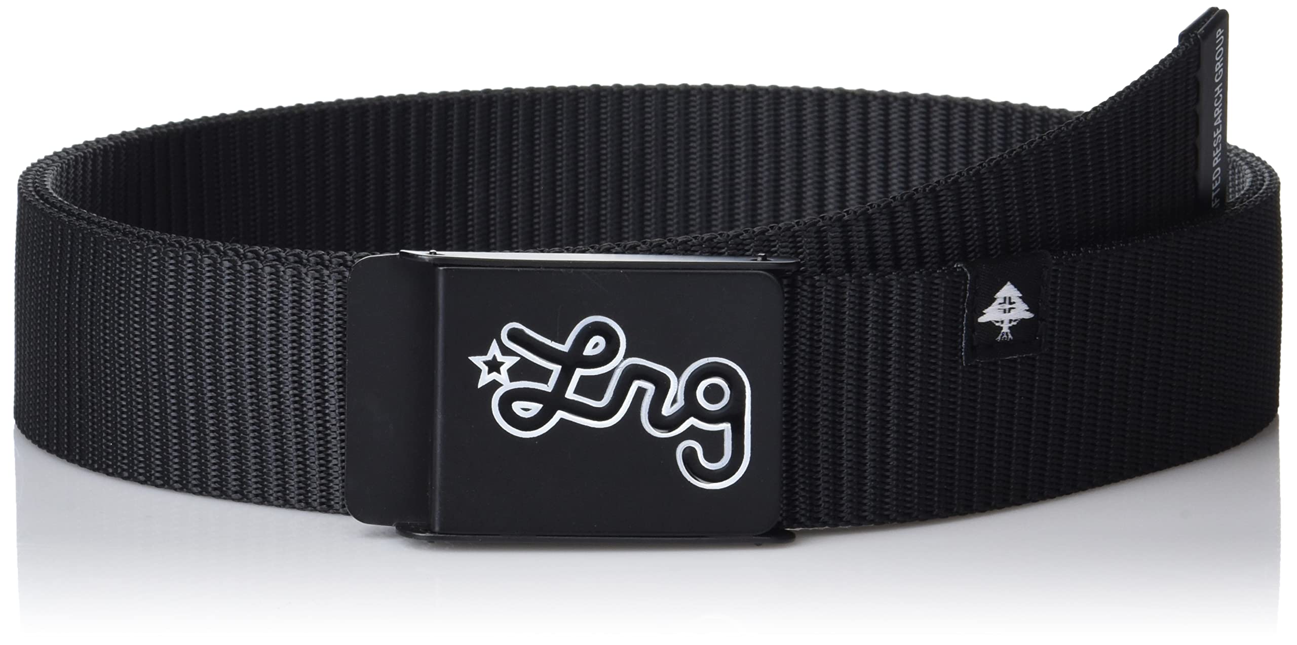 LRG Men's Framework Web Black Belt, One Size