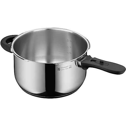 WMF Perfect Plus β Set with Quick Cooker Diameter 22 cm Diameter of 4 Litres and a Half + Body 3 Litres with Flame Protection, Cromargan Stainless Steel for Induction