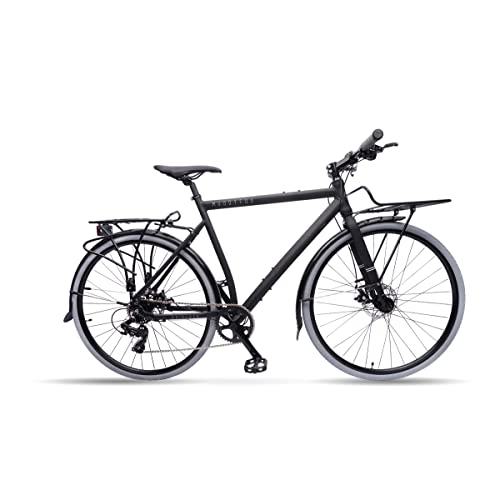 Muddy Fox Gridlock Equipped Urban Bike, 700c, Black, Medium-Large