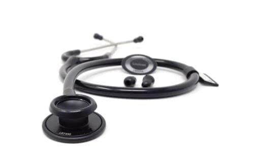 sainio Dulcet Black Stethoscope for Doctors and Medical Students