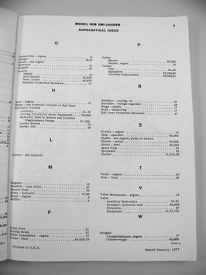 J I Case 1816 Uni-Loader Skid Steer Parts Catalog Manual Book Tecumesh Engine