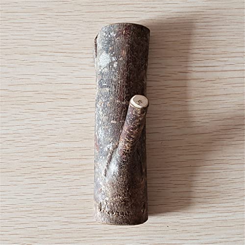 XDCHLK Handcraft Natural Wooden Tree Branch Hook Entryway Decorative Self-Adhesive Key Hooks Wood Coat Bag Hanger