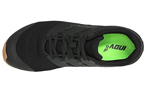 Inov-8 Men's Bare-XF 210 V3 - Minimal Barefoot Cross Training Shoes - Black/Gum - 8