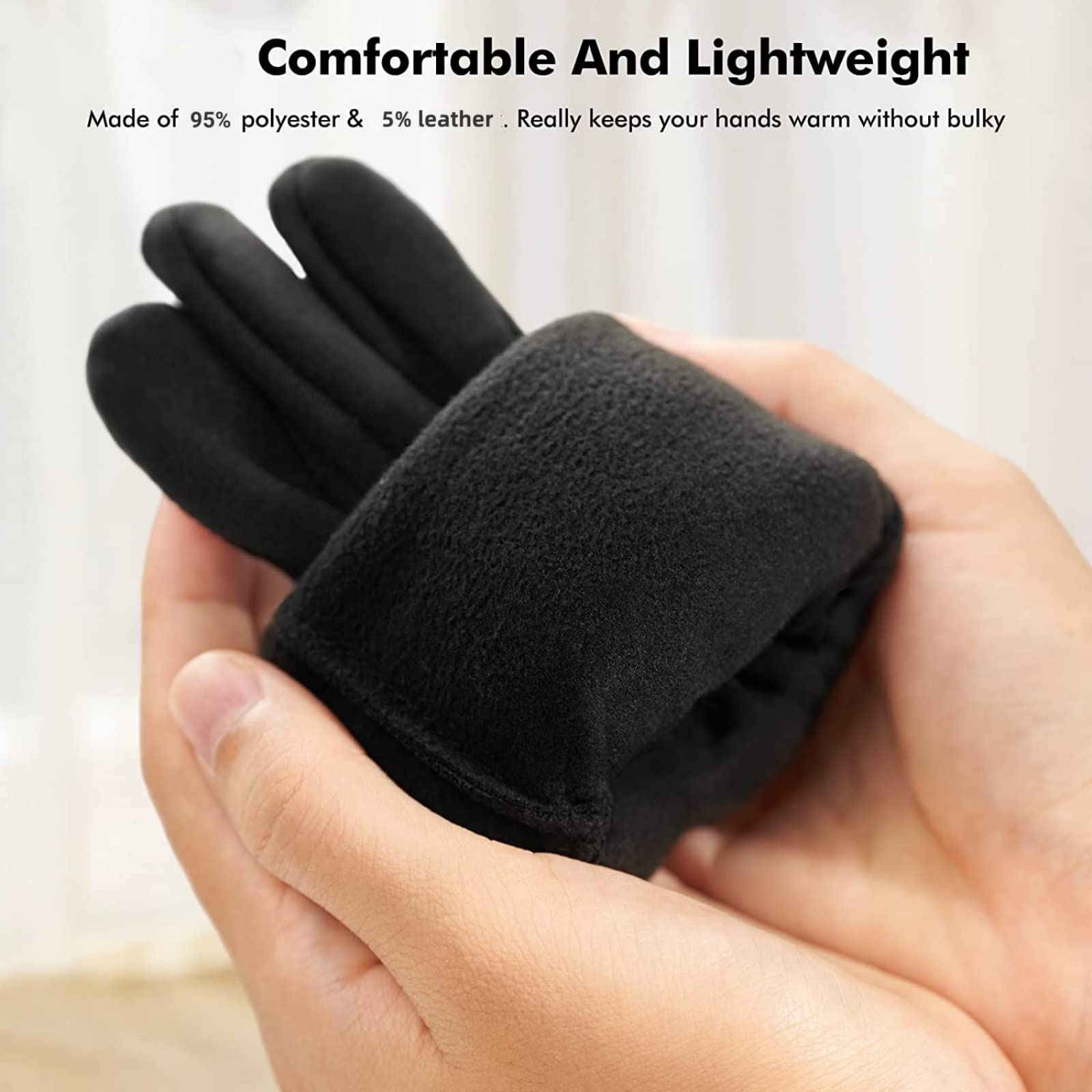 O-Fan Lightweight Running Gloves, Flexible Touchscreen Winter Gloves Liners for Men Women - Thin Cold Weather Warm Gloves for Driving Cycling & Sporting (Medium)