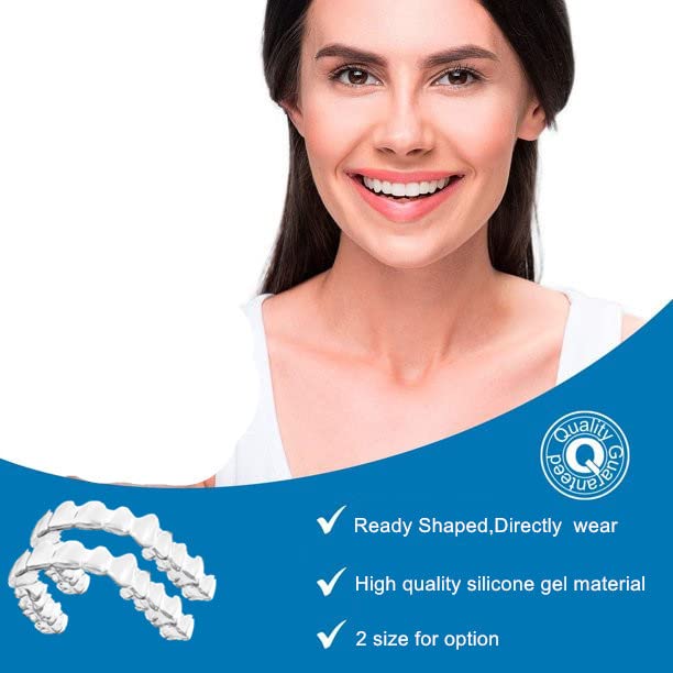 sowsmile Standard Size Ready Shape Teeth Tooth Night Guard Kit,Mouth Guards Braces for Grinding Teeth with Box Transaprent…