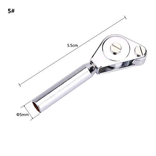 Junluck Fishing Roller Rod Tip Guide Trolling Accessory, Fishing Tackle Accessory, Sea Boat Use for Fishing Rod(5#)