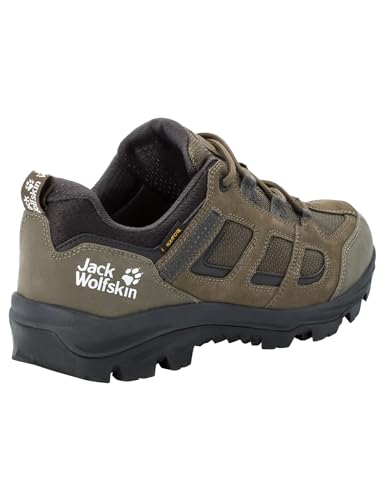 Jack Wolfskin Men's Vojo 3 Texapore Low M Hiking Boot, Khaki/Phantom, 10.5