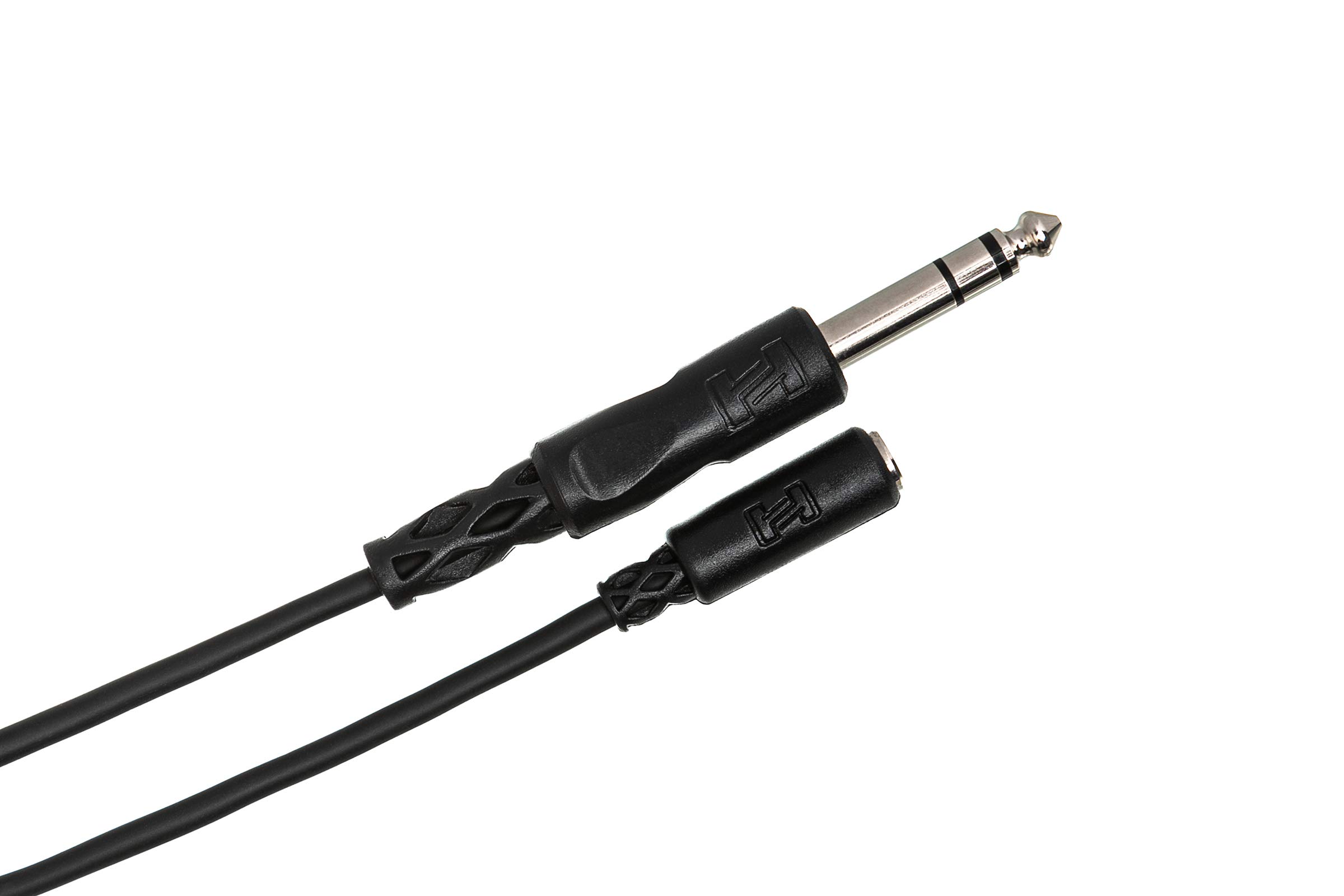Hosa MHE-325 3.5 mm TRS to 1/4" TRS Headphone Adaptor Cable, 25 Feet