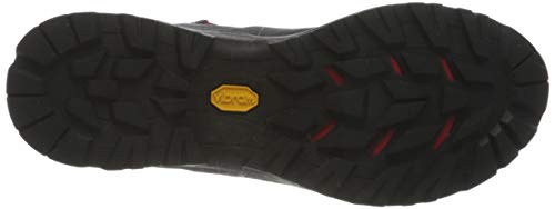 Jack Wolfskin Men's Force Striker Texapore Mid M Hiking Boot, Phantom/Red, 11.5