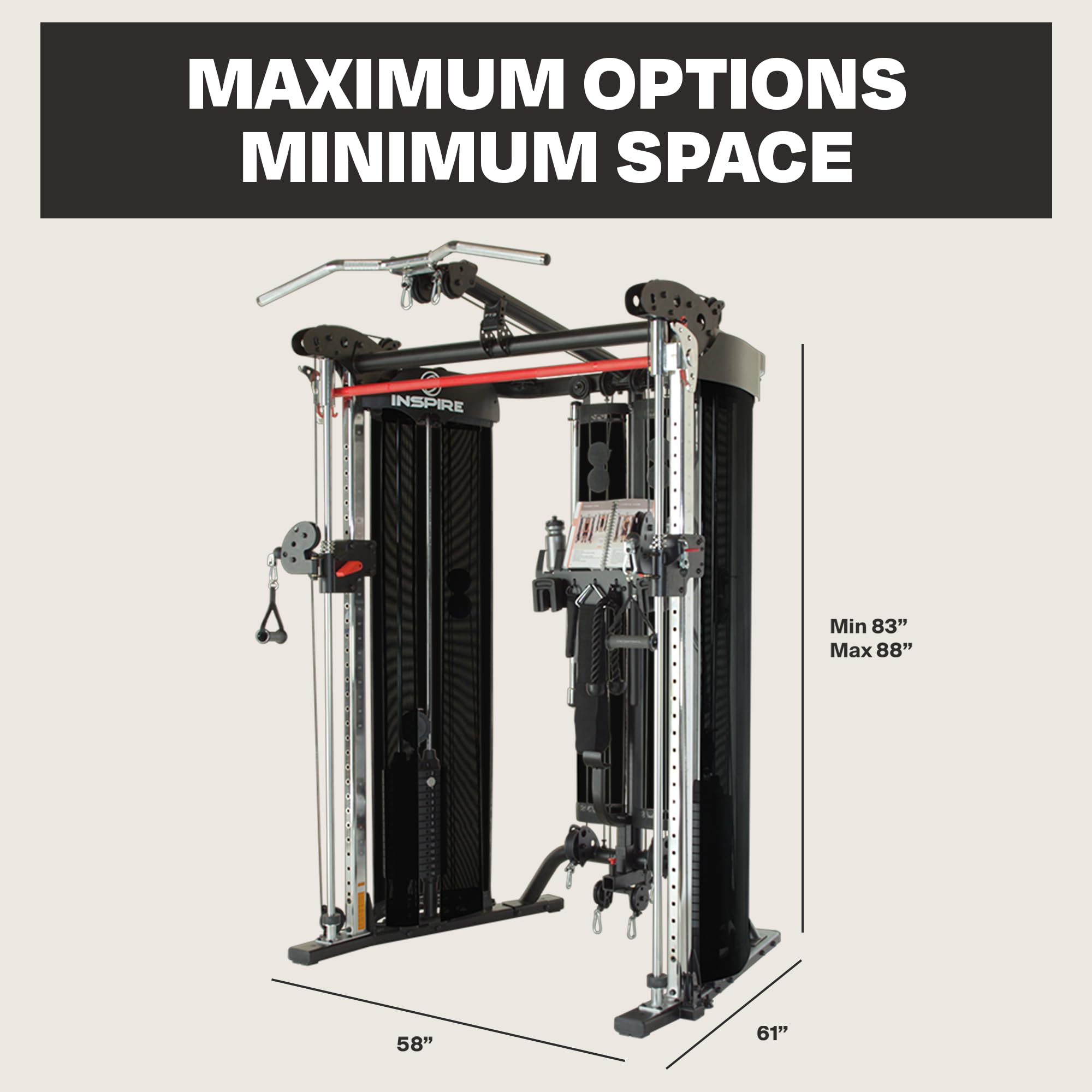 INSPIRE Fitness FT2 Functional Trainer and Smith Station