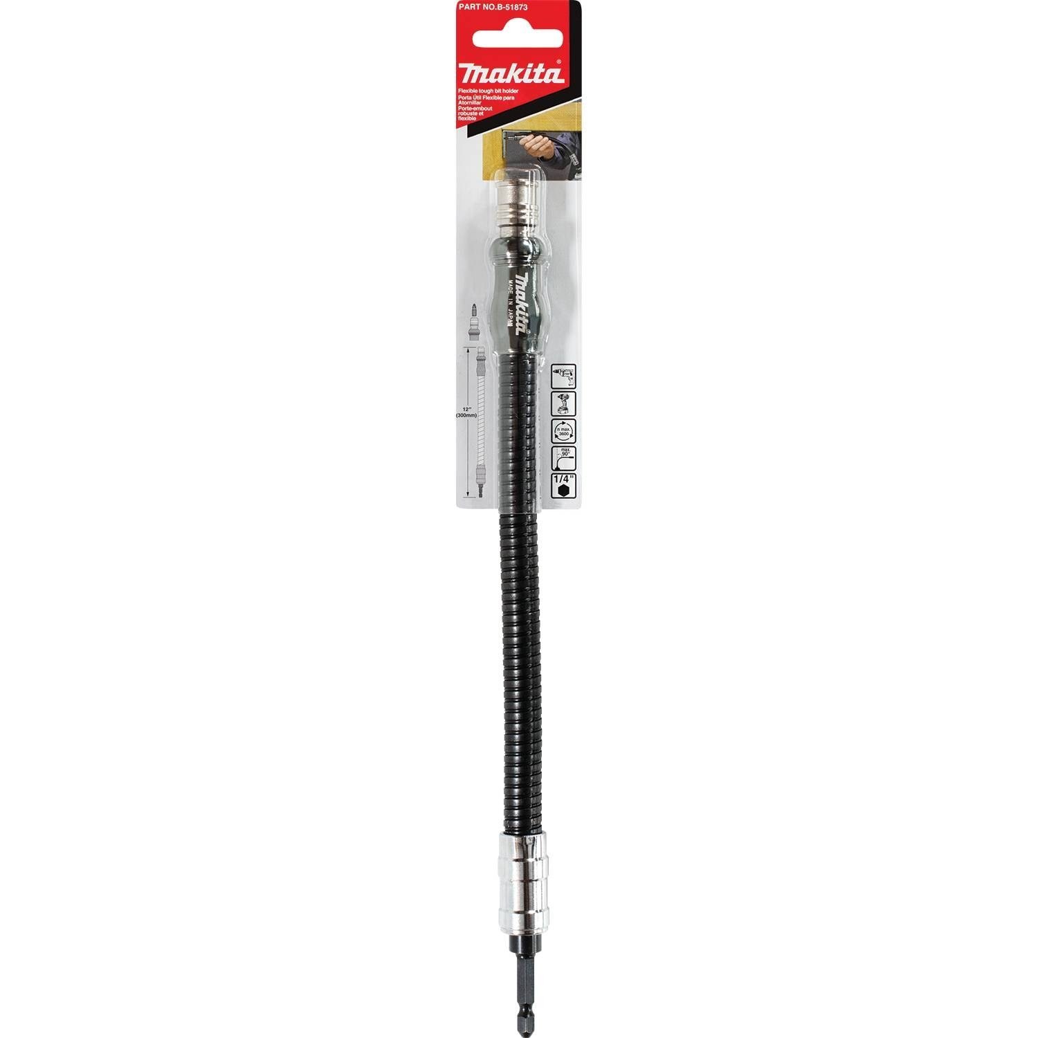 Makita B-51873 Flexible Impact Bit Holder, 12"