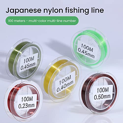 Original Silk Nylon Fishing Line Smooth Anti- Fishing Line Fishing Tackle Angling Tool