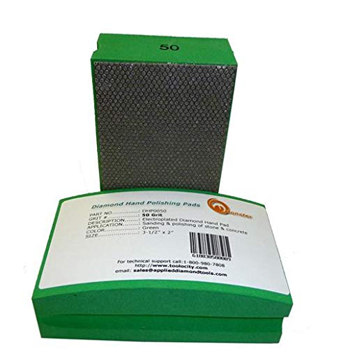 Toolocity DHPSET Diamond Hand Polishing Pads for Stone