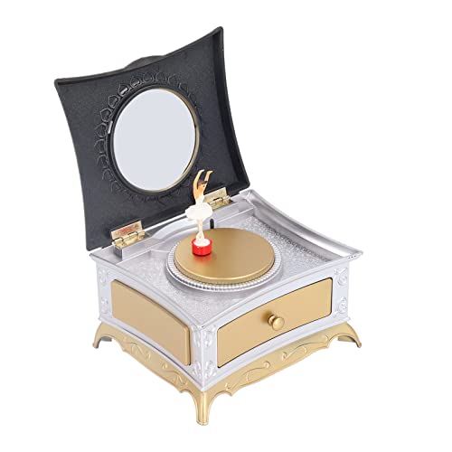 Wene Jewelry Box, Musical Jewelry Box Decoration Gifts Dancing Girl for Small Items Collection