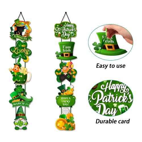 St Patricks Day Door Banner Front Door, St Patricks Day Banner Leprechaun Cutout, St Patricks Day Welcome Sign Banner, St Patricks Day Office Decorations tineit