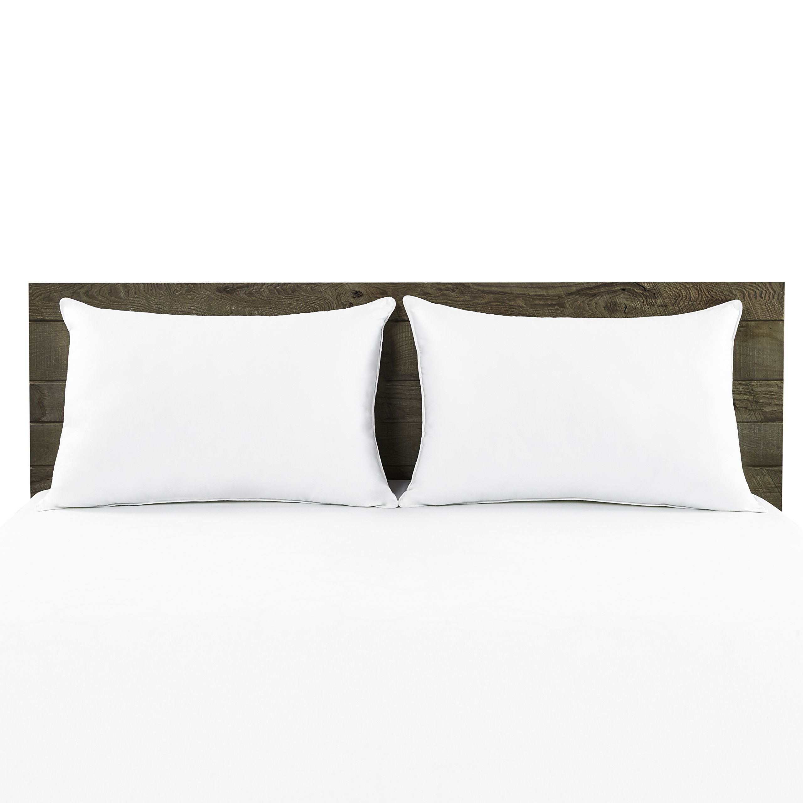 I AM A Back Sleeper, Set of 2 Pillow, King, White 2 Piece