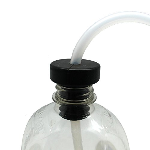 Sink Soap Dispenser Extension Tube (36β) with Check Valve (Maintains Prime) - Two Bottle Stoppers to Fit Most Soap Containers. No More Messy Refills. Provides a Lifetime of Convenience.