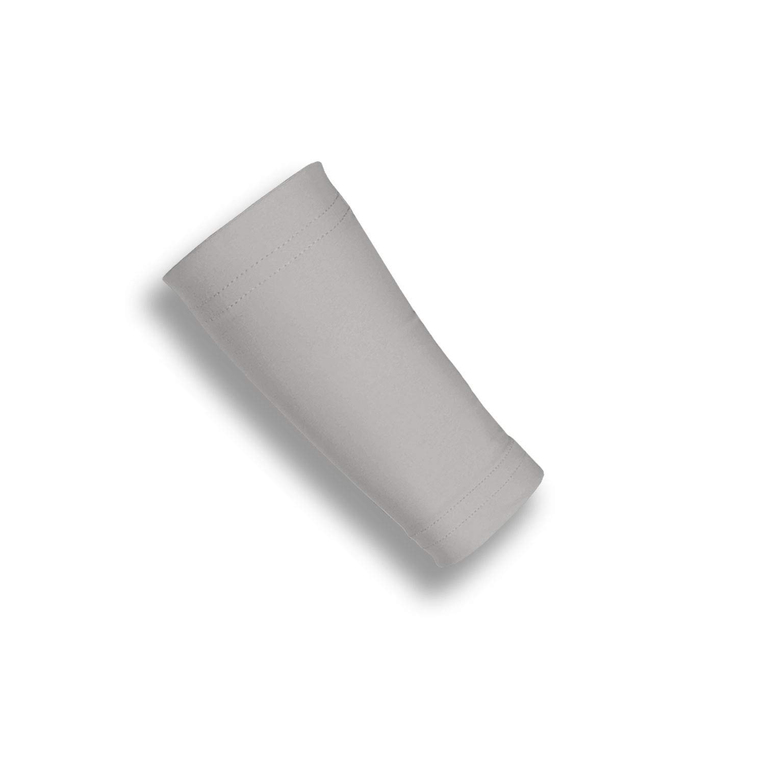 iM Sports CRUNCH TIME Basketball Wrist Compression Sleeve + Unisex + Made in USA - Silver - X-Small/Small - Single