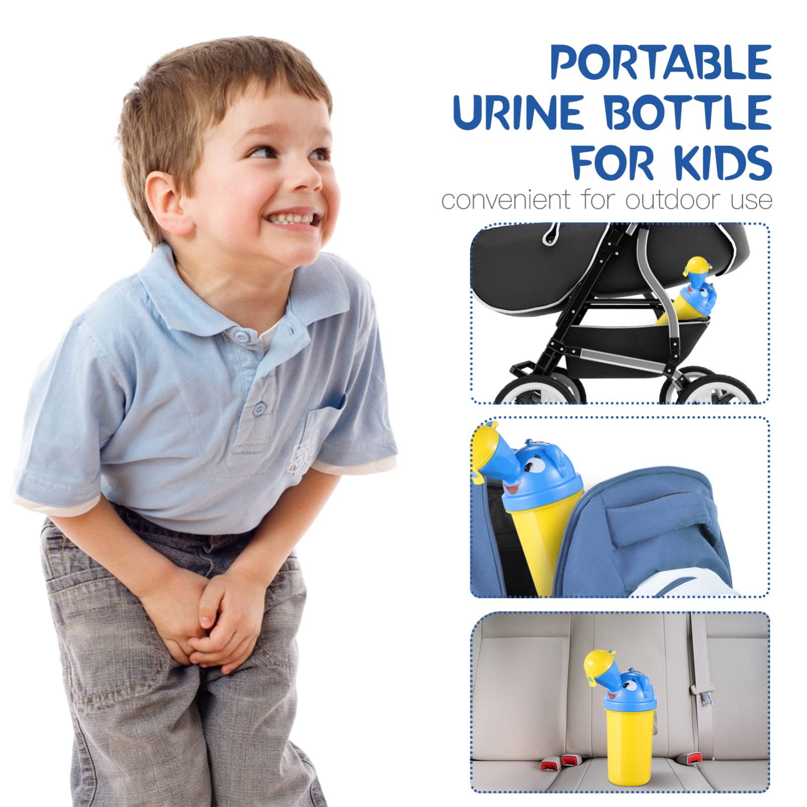 STOBOK Potty Training Urinal Portable Baby Child Potty Urinal Emergency Toilet Portable Baby Boy Emergency Urinal Potty Pee Training Cup for Camping and Car Potty Trainer