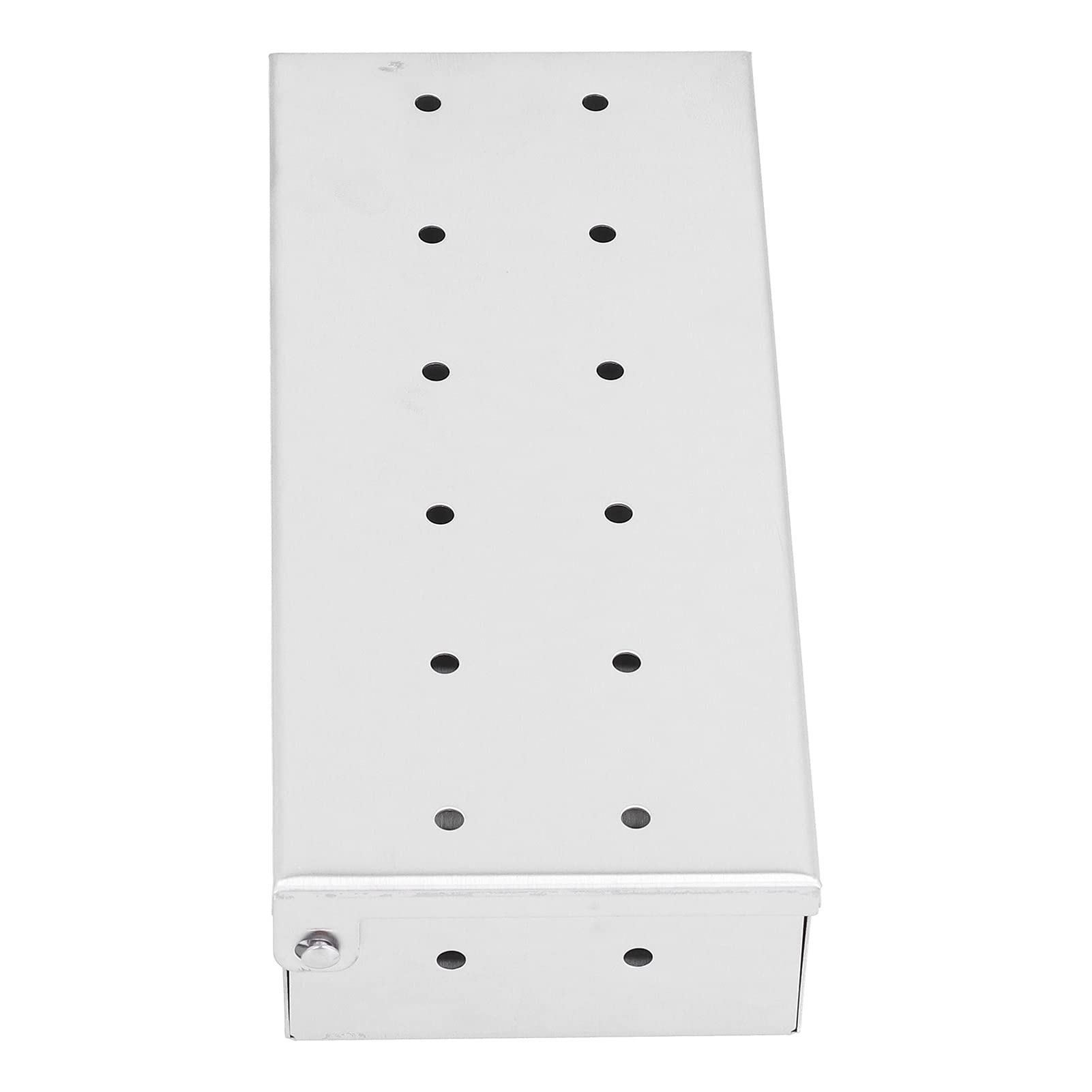 Jerys Smoker Box, Wood Chip Stainless Steel Barbecue Grill Box for Picnic for Party