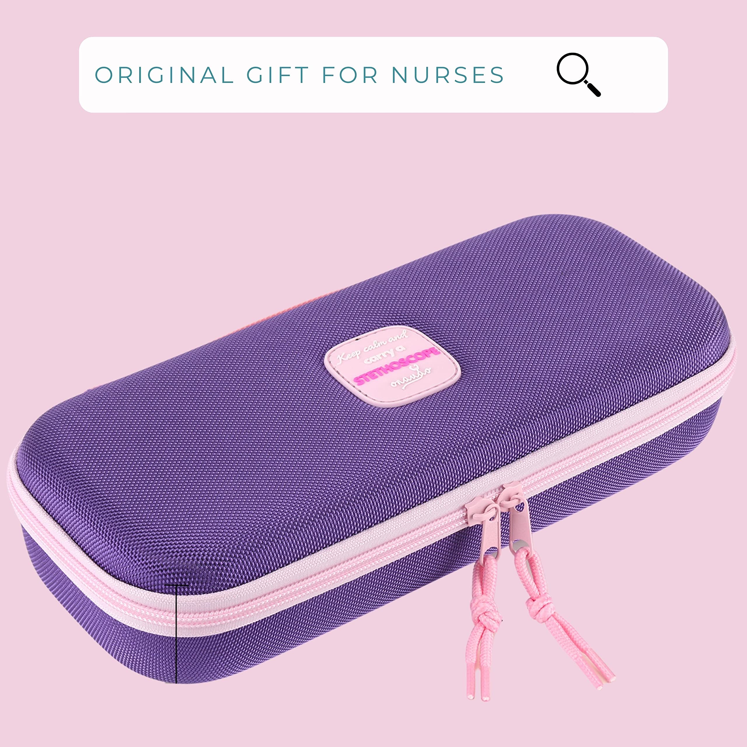 Stethoscope Case for Nurses for Digital Stethoscope - Nursing Accessories - Valid for All Stethoscope MDF, Littmann - Nursing Stuff - Hard and Beautiful Case to Carry The Stethoscope - Onauao