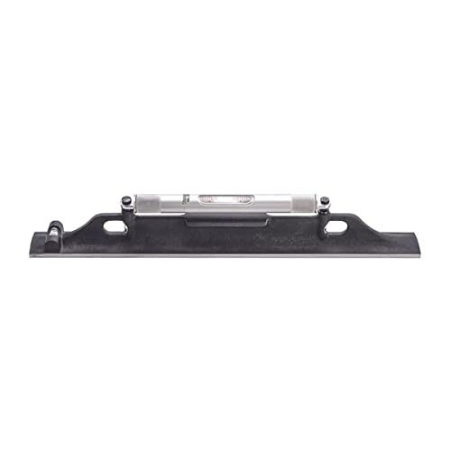 Starrett Machinists' Level with Ground and Graduated Main Vial - Ideal for Machine Shop and Tool Room Use - 18" (450mm) Length, Cross Test Vial, Without Case - 98-18
