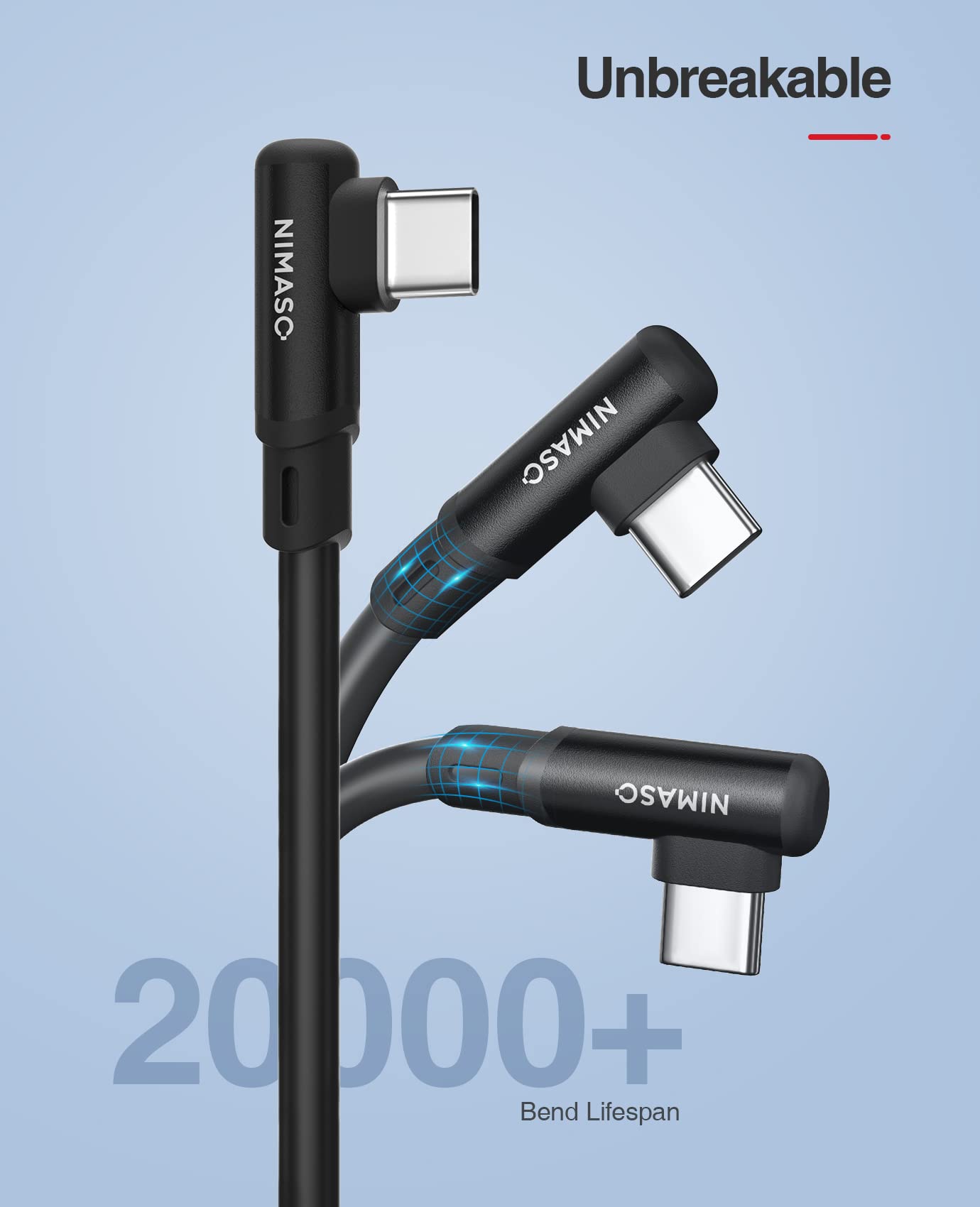 NIMASO USB 3.0 Link Cable 10ft, Compatible with Meta/Oculus Quest 2 / Quest1, High Speed PC Data Transfer USB C to USB C Cable for VR Headset and Gaming PC