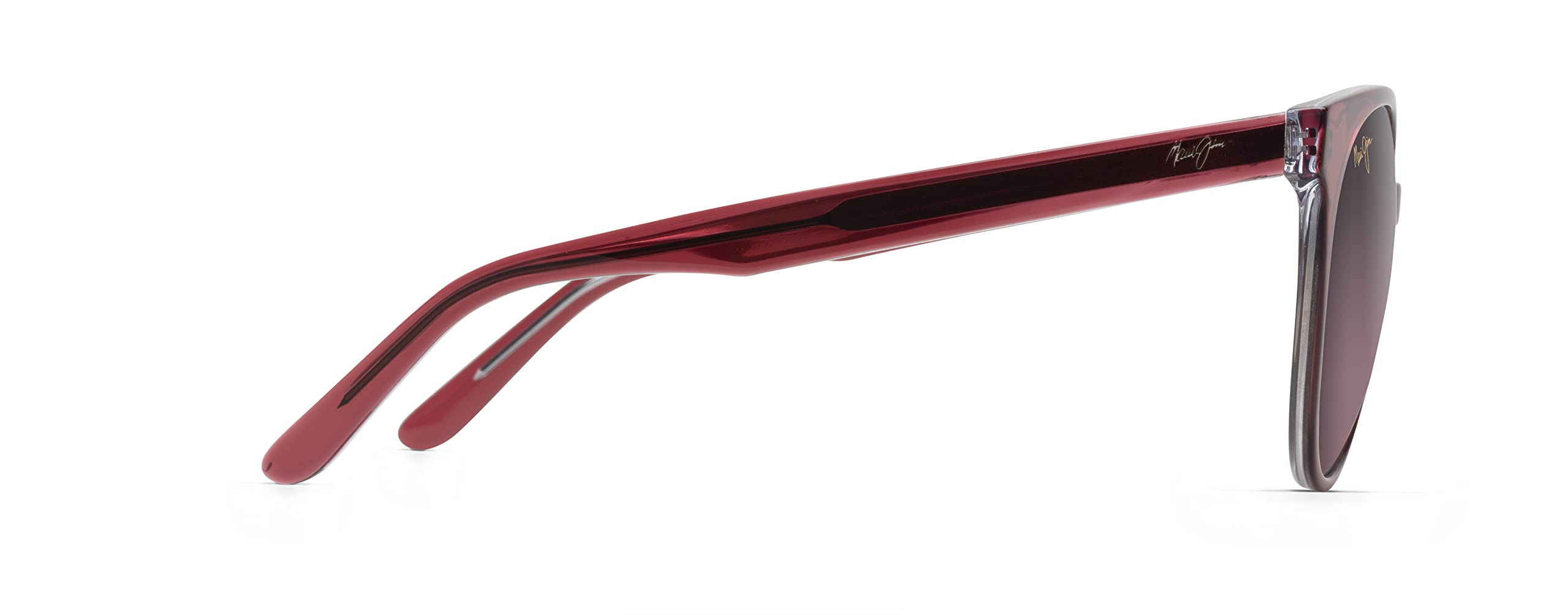 Maui Jim Women's Mehana Polarized Cat Eye Sunglasses, Rootbeer w/Crystal/HCL® Bronze, Medium