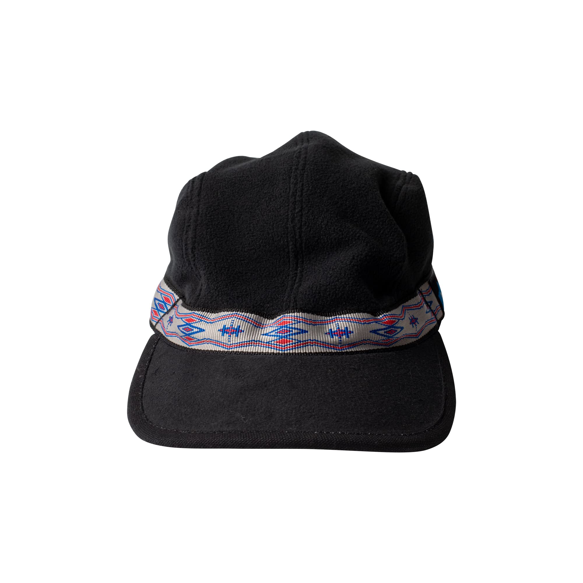 KAVU Fleece Strapcap Fishing Hat Low Profile Four Panel Cap - Charcoal Heather - S