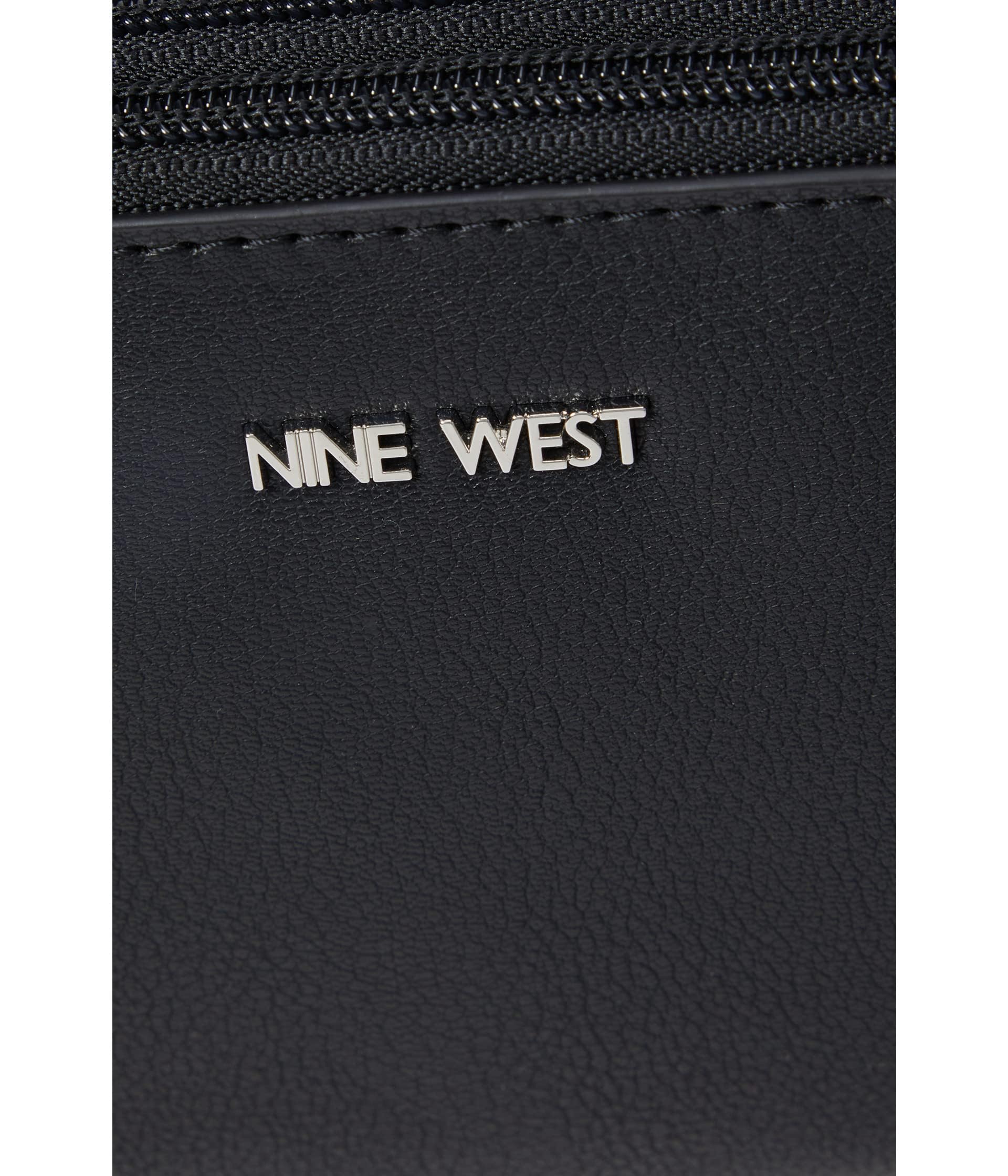 Nine West Caitryn Slg Double Zip Wristlet Black One Size
