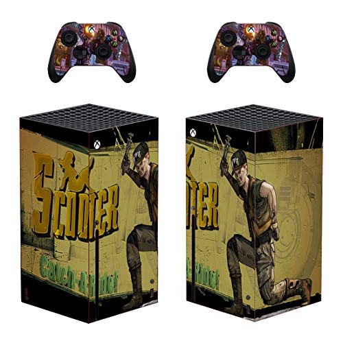 KAJAL MANI X-box-One-Series X Console Vinyl Skin Decal Stickers for X-box-One-Series X Controller Skin Challenges Survival