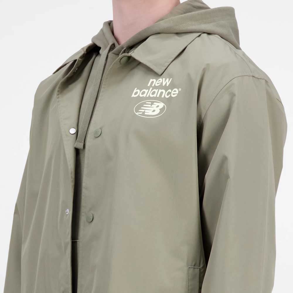 New Balance Men's Essentials Reimagined Woven Jacket, Covert Green, 2XL