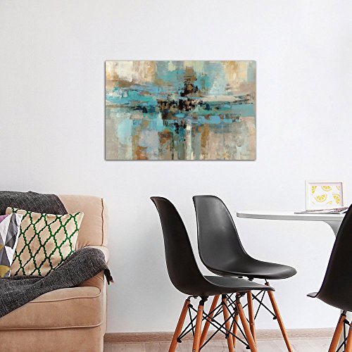 iCanvasART WAC1383 Morning Fjord Canvas Print by Silvia Vassileva, 40 by 26-Inch, 0.75-Inch Deep