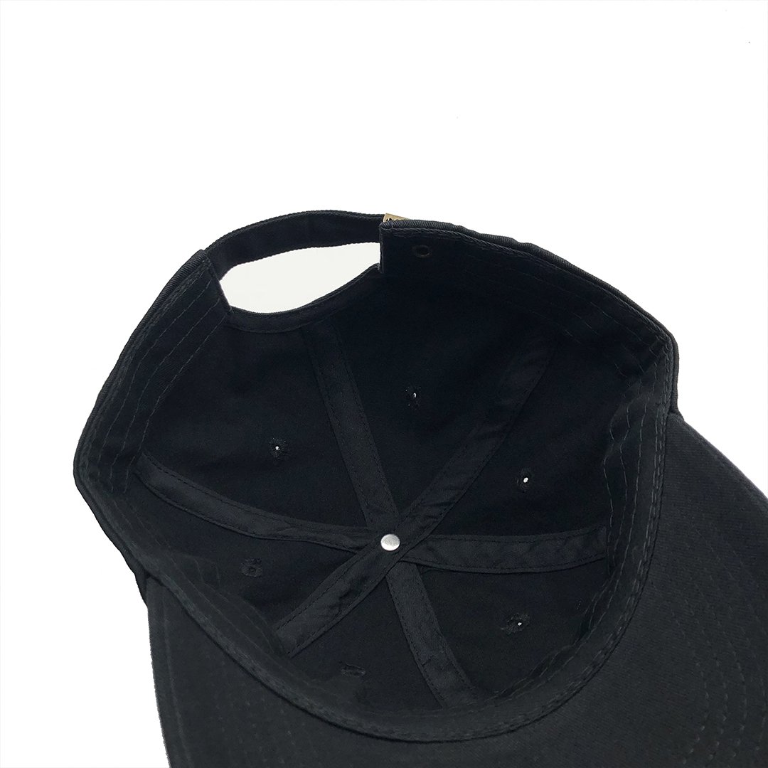 HSYZZY Dad Hat Baseball Cap Unconstructed Adjustable Dad Hats for Men Embroidery Hat Black