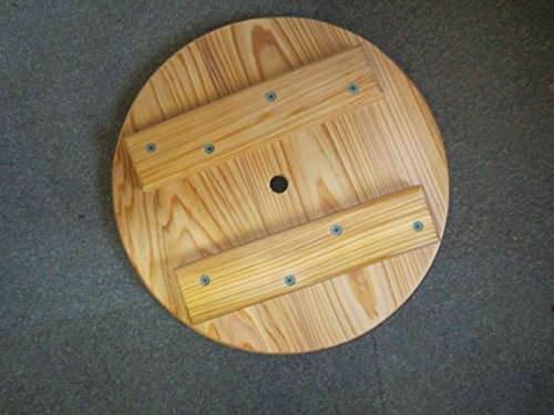 Wood Tree Swings-Tree Swing Cypress Wood Disc Tree Swing and 10 Feet of Rope Not Plywood