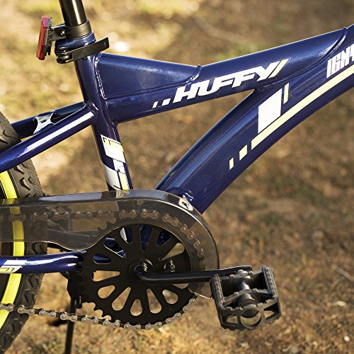 Huffy Kids Bike for Boys, Ignyte 20 inch Red & Blue, Gloss Blue Abyss, Regular Assembly