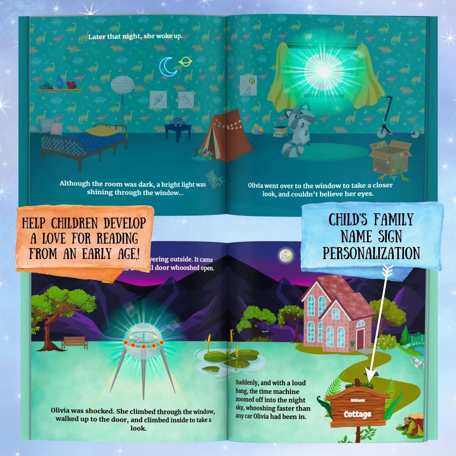 Story of Me Dinosaurs Personalized Kids Book - Dinosaur Adventure - Kids Dinosaur Book Personalized with Child's Name and Other Customizations (Paperback)