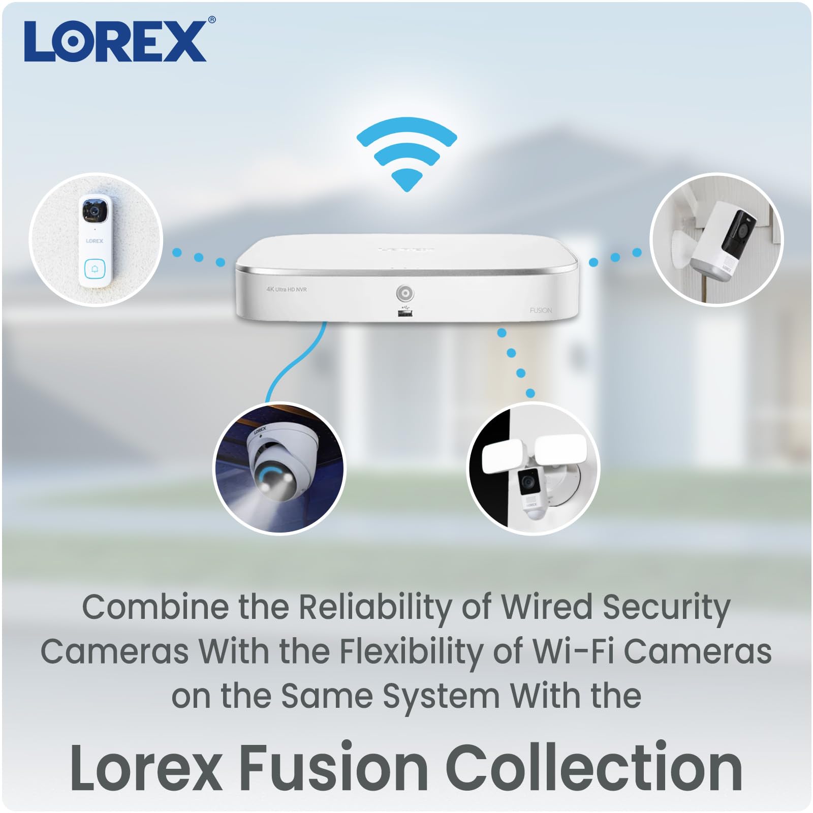 Lorex 2K Indoor WiFi Security Camera for Home, Pet Cam, Baby Cam - Mobile App, IR Night Vision, Person Detection & 2 Way Talk - Free 16GB Micro SD