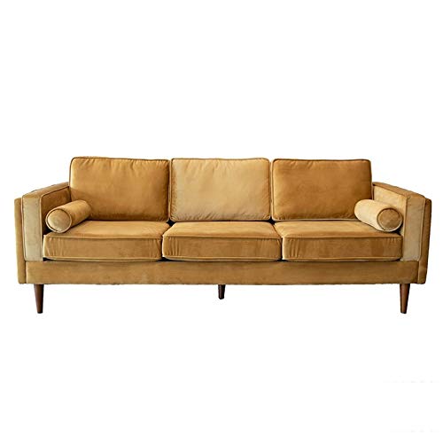 Home Square 3 Piece Furniture Set with 78" Velvet Sofa and 88" Velvet Sofas