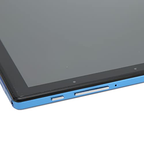 RTLR HD Tablet, 4G Network 5GWIFI IPS HD Large Screen 8 Cores CPU 10in Tablet 100‑240V Blue 6GB 256GB for Entertainment (US Plug)