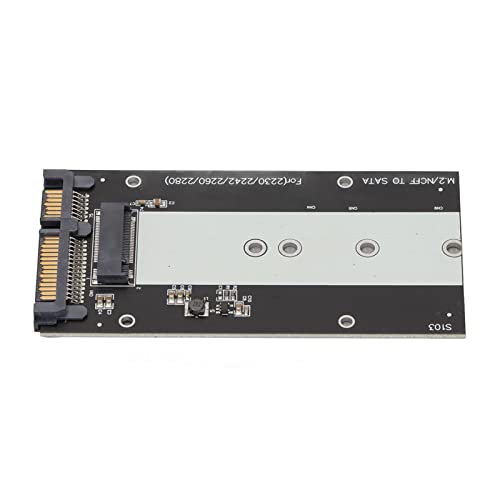 SSD Enclosure Sandblasting Oxidation Aluminum Alloy Dyeing Hard Disk Drive Adapter Enclosure SSD High Heat Dissipation for Computer to Hard Disk Blue