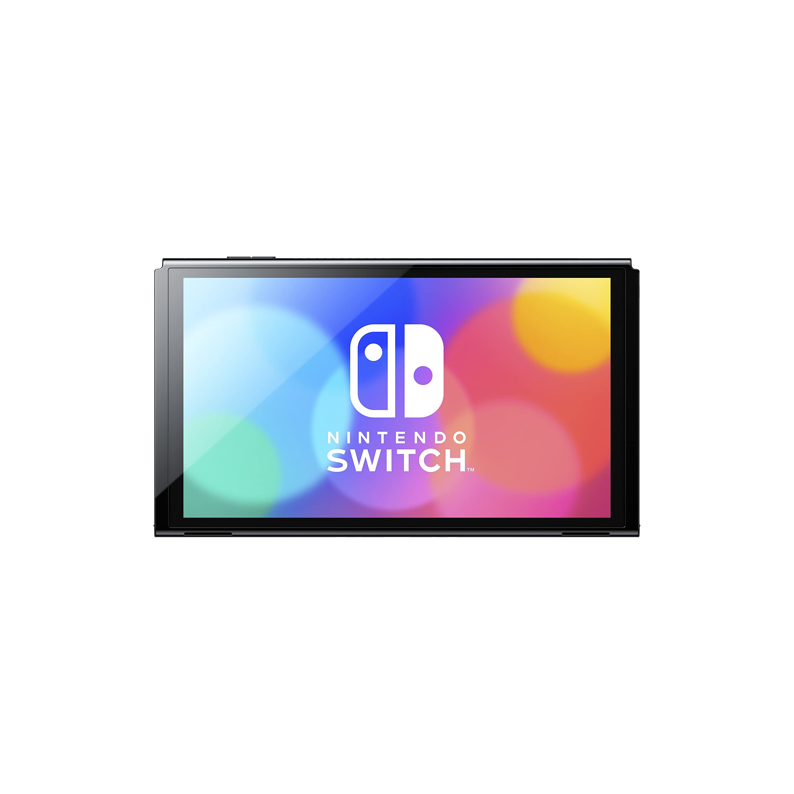 Nintendo Switch (OLED model) w/Neon Red & Neon Blue Joy-Con (Renewed Premium)