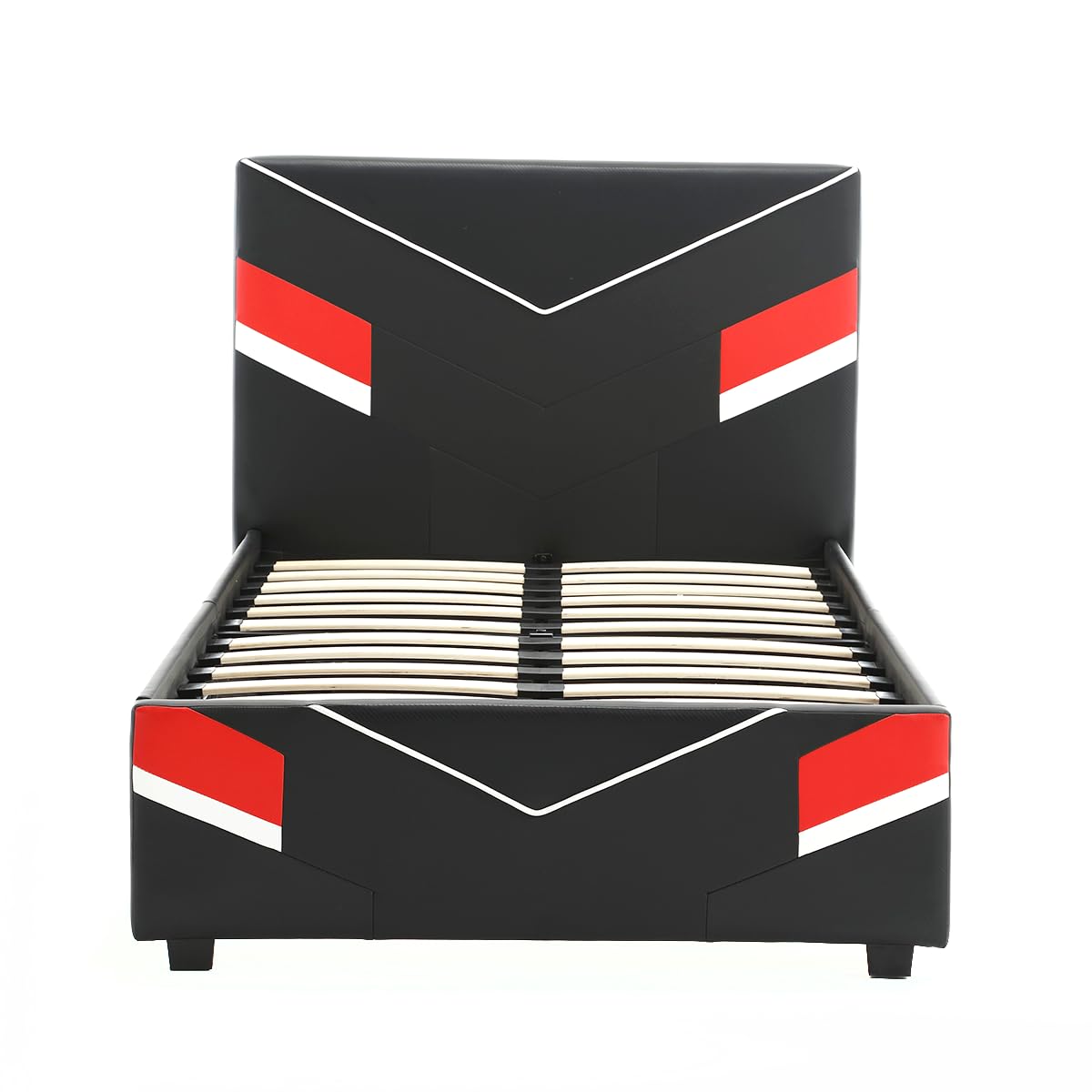 X Rocker Orion eSports Twin Gaming Bed, Black Faux Leather, Durable Frame and Padded Headboard