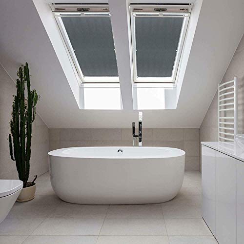ZHhan Blackout Roof Skylight Blind Window Curtain for Velux F06 206 Roof Windows with Sucker UV Protection Without Drill and Easy InstallationSucker