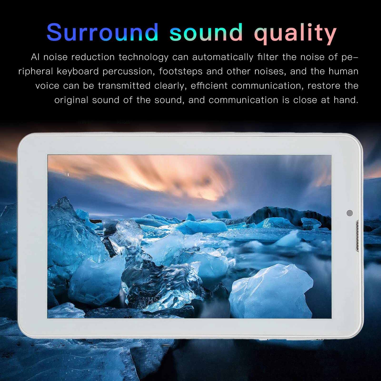 Tablet PC, 5G WiFi US Plug 100240V Office Tablet for Home (US Plug)