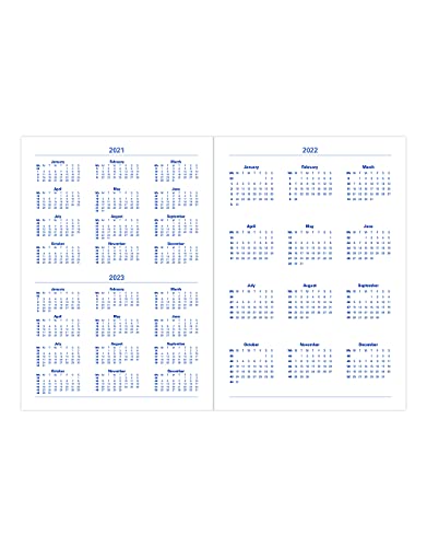 Letts of London Verona A5 week to view 2022 diary - black, (22-080448)