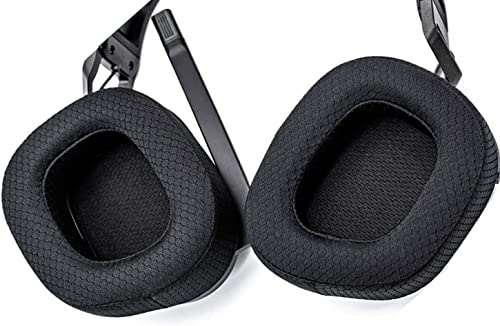 VEKEFF HS80 Earpads - Replacement Ear Cushion Pads Compatible with Corsair HS80 RGB Wireless Headphone (Fabric Mesh Gray)
