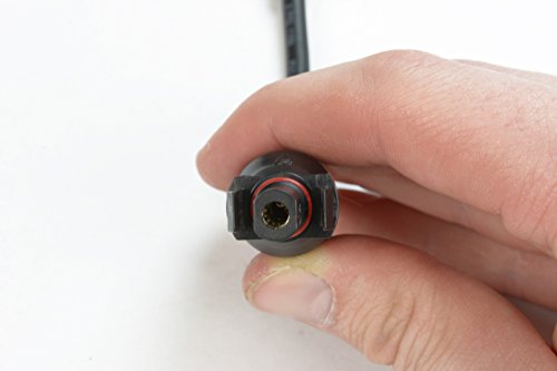 Temco 1 Pair 100 ft Solar Panel Extension Black Connector Male Female 10 AWG Gauge PV Cable Wire