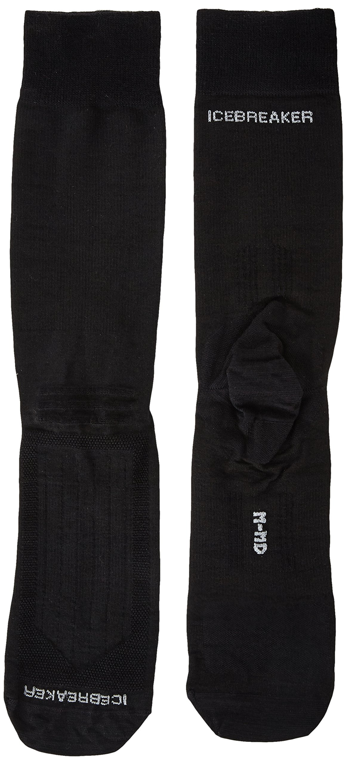 Icebreaker Merino Men's Mens Hike Liner Crew, Black, M